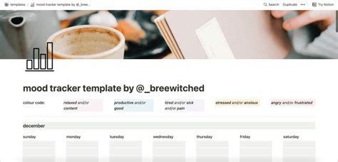 Best Notion Mood Tracker Templates To Improve Your Mood
