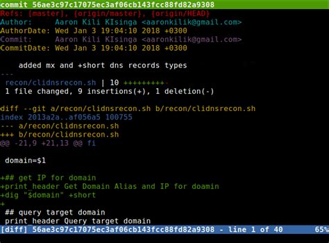 Tig A Command Line Browser For Git Repositories