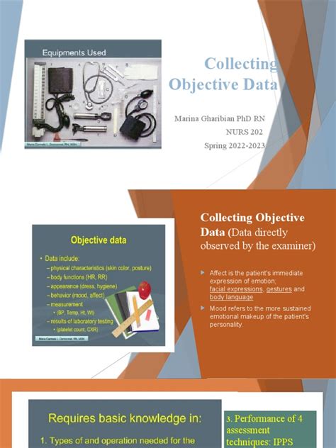 Collecting Objective Data Pdf Pitch Music Physical Examination