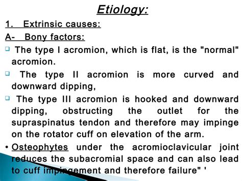 Shoulder Impingement Syndrome Ppt