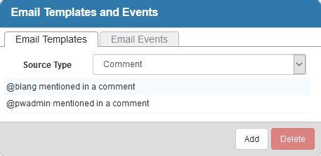 Configure Email Notifications For Comments