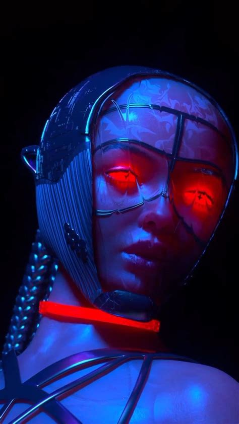 Animatedvideo Blenderanimation 3danimation Animated Transhumanist Art Digital Art Cyberpunk