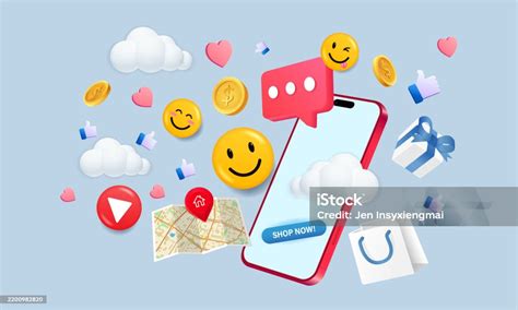 온라인 쇼핑 3d 일러스트레이션 온라인 상점 온라인 결제 및 플로팅 요소가 있는 배송 개념 판매 배너 선물 상자 할인 소셜 광고 3d 벡터 일러스트 레이 션 3차원 형태에