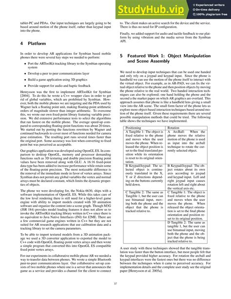 Augmented Reality On Mobile Phones Experiments And Applications Pdf