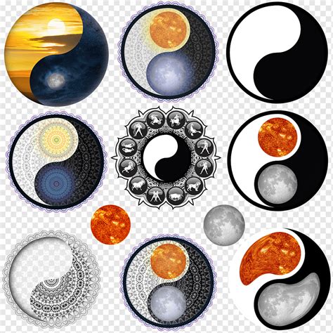 Yin yang equilibrio karma meditación relajación sol luna