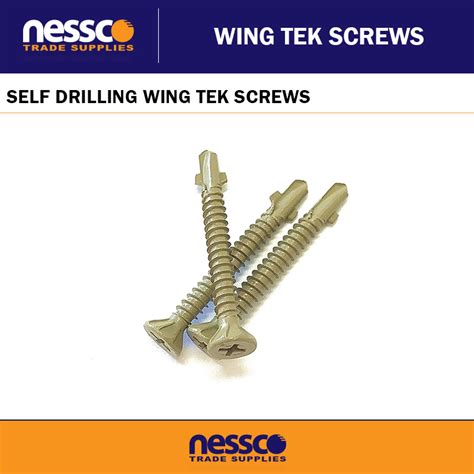 Self Drilling Wing Tek Screws Nessco Trade Supplies