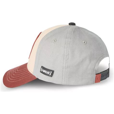Capslab Curved Brim Bugs Bunny Bu6 Looney Tunes Beige Red And Navy