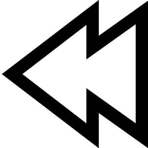 Rewind Vector Svg Icon Svg Repo