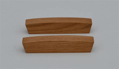 2 X Wooden Oak Drawer Handles Knobs Cabinet Handles Pulls Etsy Uk