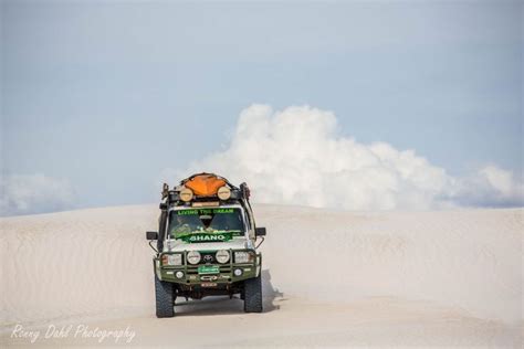 79 Series Landcruiser In Sand Dunes At Wedge Island Western Australia