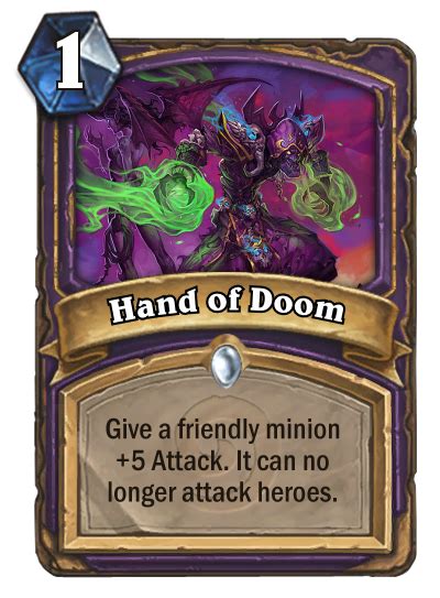 Hand Of Doom Po I Miss You Already R Customhearthstone