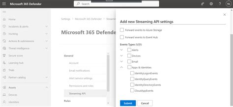prerequisites to configure the microsoft defender xdr via event hub