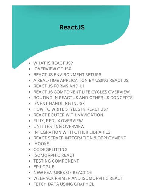 React Js Course Techpath Research And Development Pvt