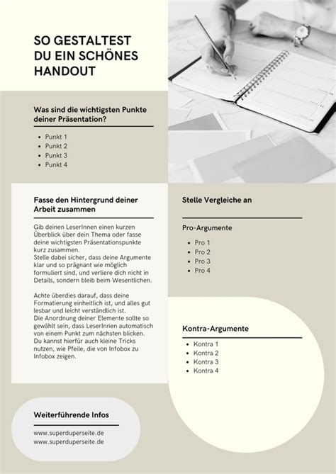 Kostenlos Anpassbare Vorlagen Zum Thema Handout Canva