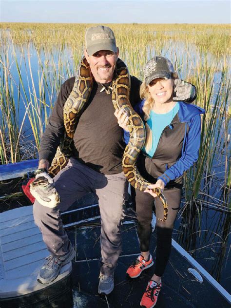 Soon To Be Seen On Tv Local Python Hunter To Be In Swamp People Tv