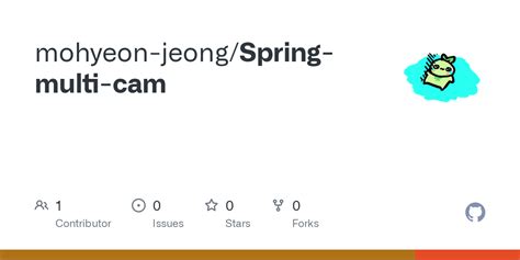 GitHub Mohyeon Jeong Spring Multi Cam
