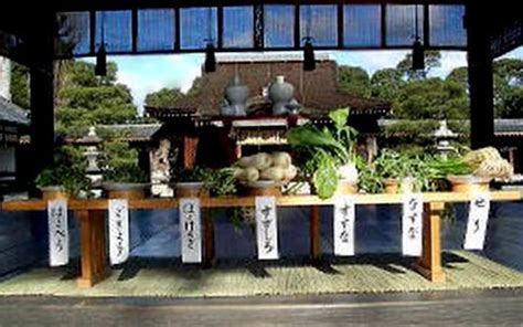烏丸かわら版 城南宮七草粥の日接待中止しだれ梅咲いてます