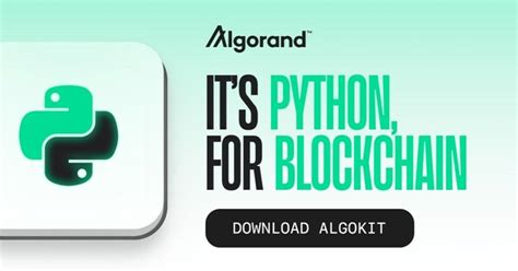 algorand becomes first layer 1 blockchain to use python as a native
