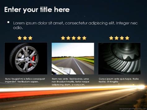 Road Trip PowerPoint Template FREE