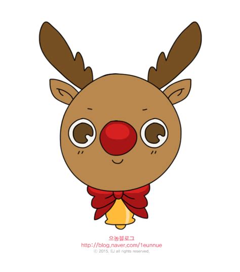 12월 크리스마스 다이어리 꾸미기 ＃ 빨간코 루돌프 그리기 네이버 블로그