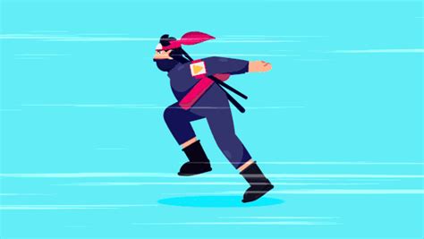 Ninja Run Cycle Animation On Behance