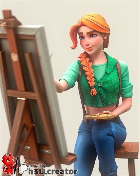 Leah Stardew Valley Action Figure Videogames Resin Stardew