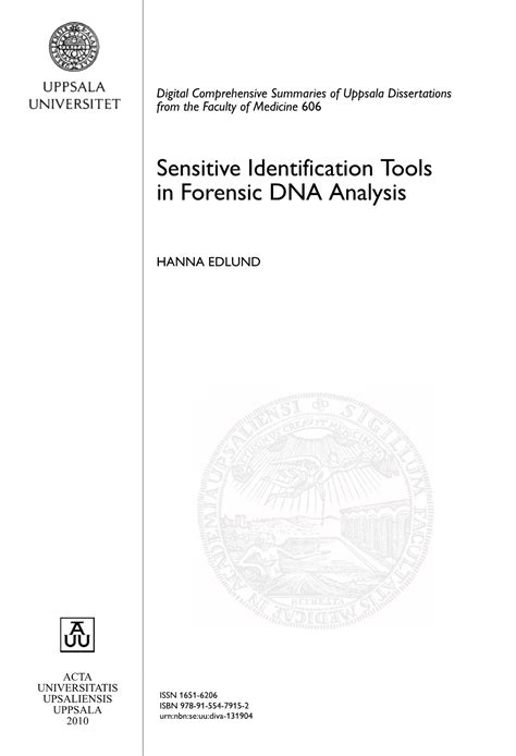 Sensitive Identification Tools In Forensic Dna Analysis Docslib