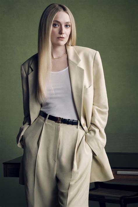 Dakota Fanning Backstage Magazine April 2024 Cover And Photos
