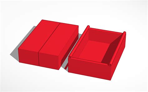 3d Design W I P Middle Open Box Tinkercad