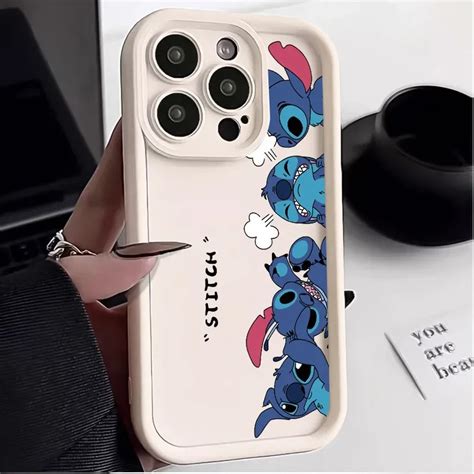 For Honor X8B X9A X8 X7A X7 X6 90 Lite 70 Kawaii Cartoon Naughty Angry Stitch Soft Phone Case