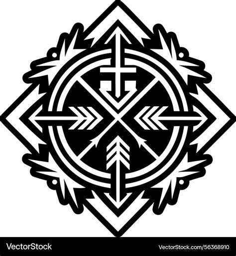 Arrow Pathway Royalty Free Vector Image Vectorstock