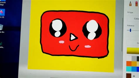 How To Draw The Youtube Logo Easy Step By Step Instructions Dessinez Images