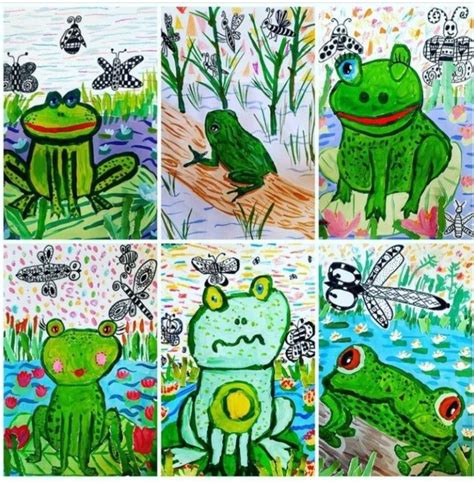 Пин на доске Vizuālā Māksla в 2024 г Детсадовские художественные проекты Художественные