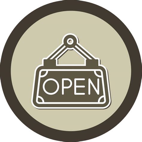 Open Sticker Circle Icon 47501363 Vector Art At Vecteezy