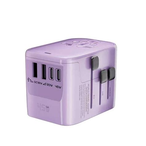 All In One Travel Adapter With Usb And Multi Ac Sockets Travel