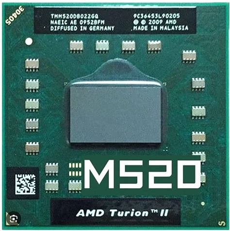 Yahoo!オークション - AMD Turion II M520 2300MHz 512kB 1800MHz 35W ...