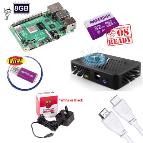 Raspberry Pi 4 Model B 8gb With Deskpi Lite Case Kit