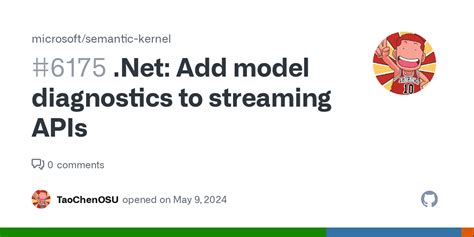 Net Add Model Diagnostics To Streaming APIs Issue Microsoft Semantic Kernel GitHub