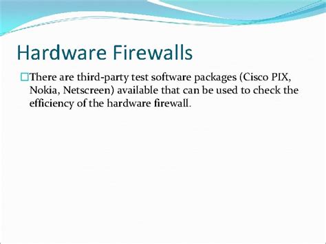 Firewalls Introduction The Revolution Of Modern Networking Necessitates