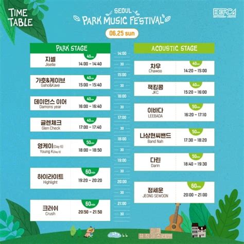 서울 파크 뮤직 페스티벌 개막올림픽공원서 25일까지 네이트뷰
