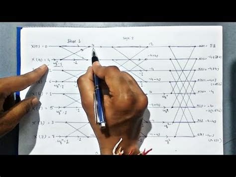 Digital Signal Processing DIT FFT Algorithm YouTube