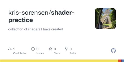 GitHub Kris Sorensen Shader Practice Collection Of Shaders I Have