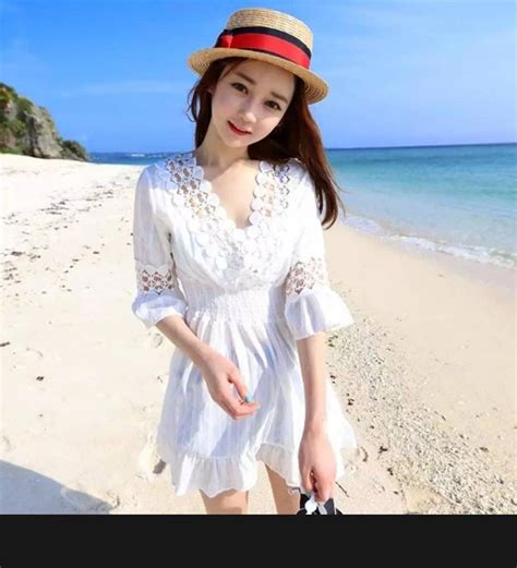 New Baju Wanita Baju Pantai Korean Style On Carousell