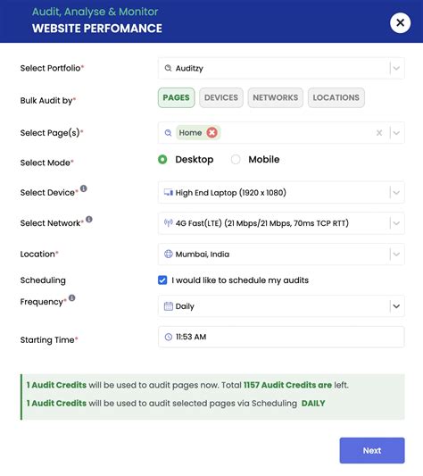 Scheduling Auditzy Docs