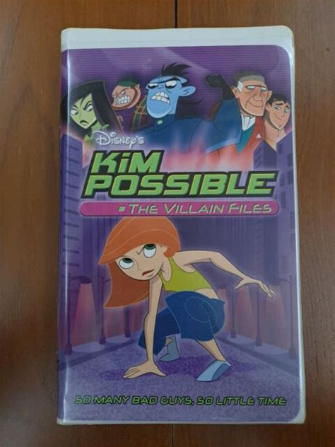 Kim Possible The Villain Files VHS 2004 For Sale Online EBay