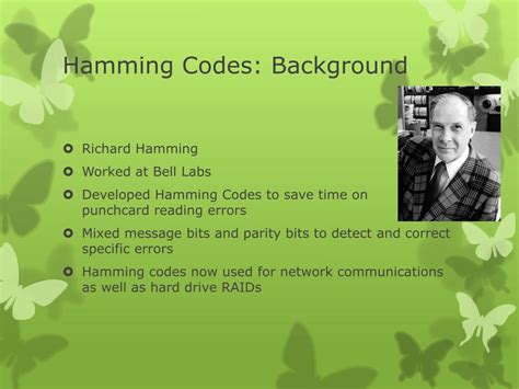 Ppt Hamming It Up With Hamming Codes Powerpoint Presentation Free