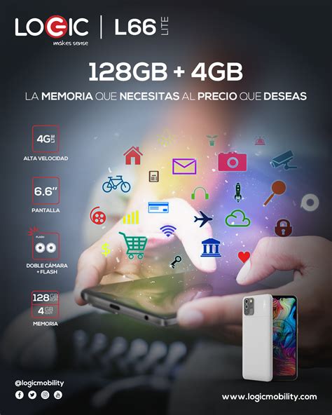 Logic Mobility ¡nuevo El L66 Lite Viene Con Una Potente
