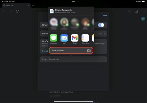 How To Export Your Passwords In Chrome For Ipad Idaho College Of Osteopathic Medicine