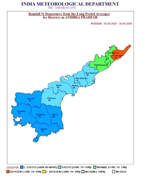 Free Photo 10 Andhra Pradesh Districts Register Excess Rainfall In 4