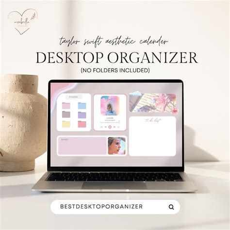 Taylor Swift Desktop Wallpaper Organizer Mac Windows Organizer Lover Themed Aesthetic